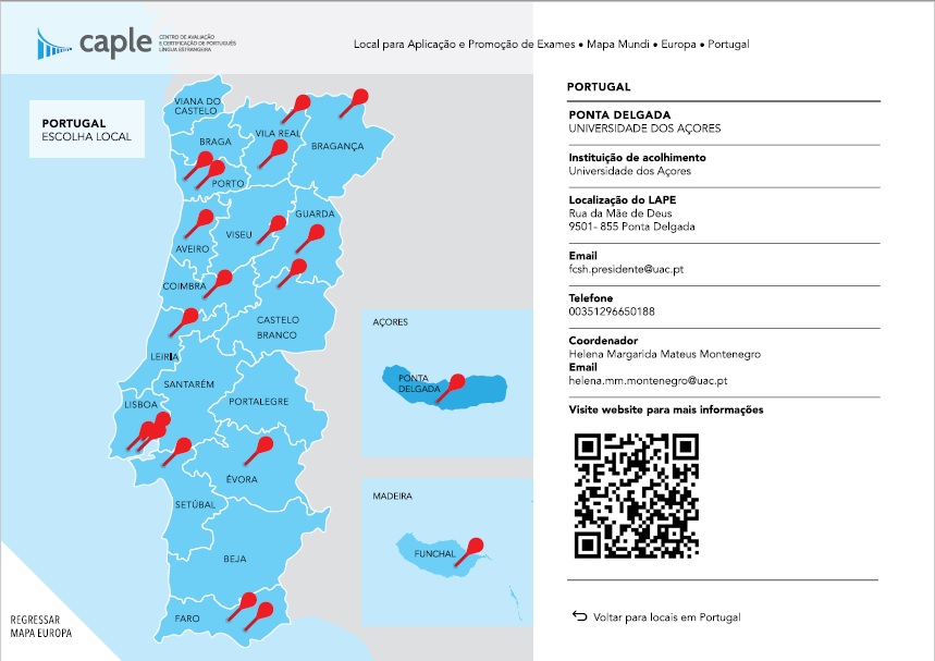 Centro de Avaliação de Português Língua Estrangeira (CAPLE) | Notícias UAc
